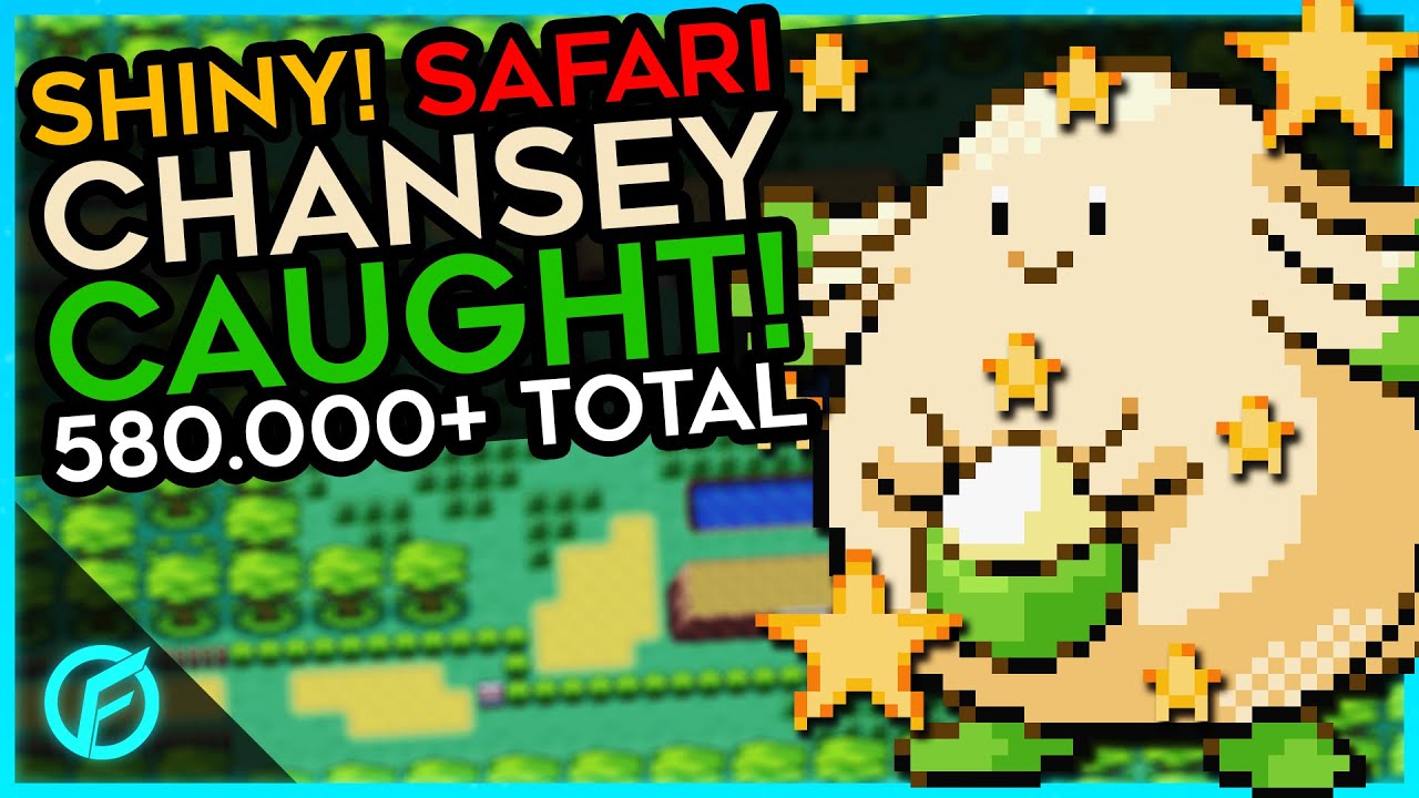 I CAUGHT SHINY SAFARI CHANSEY! after 584.776 Total Random Encounters ...
