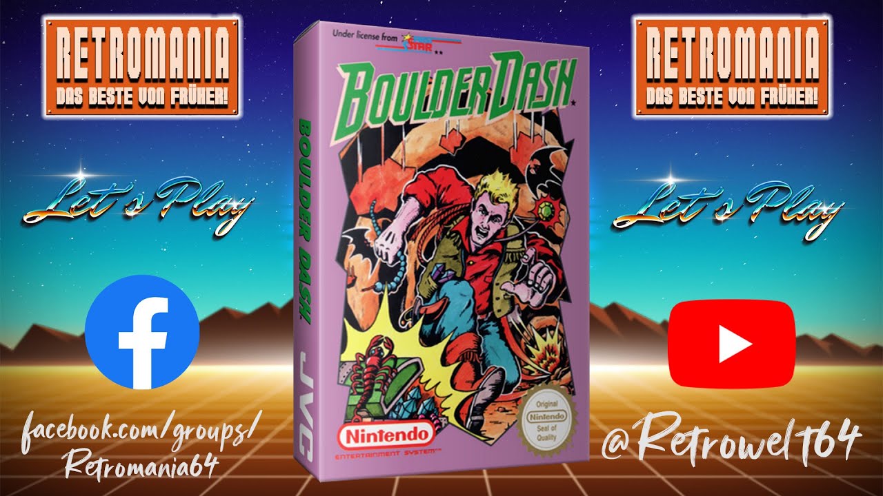 Retromania - Lets Play - Boulder Dash #02 - YouTube