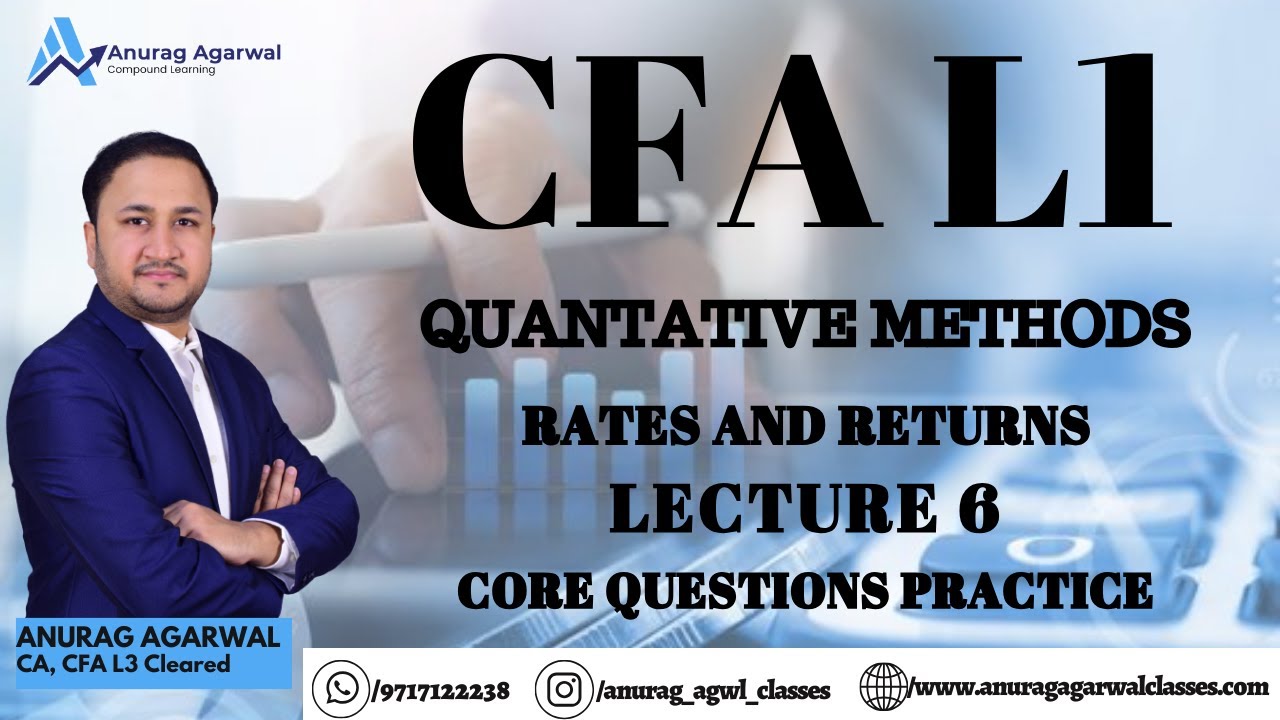 CFA L1 Rates & Return Core Questions Practice Lec-6 - YouTube