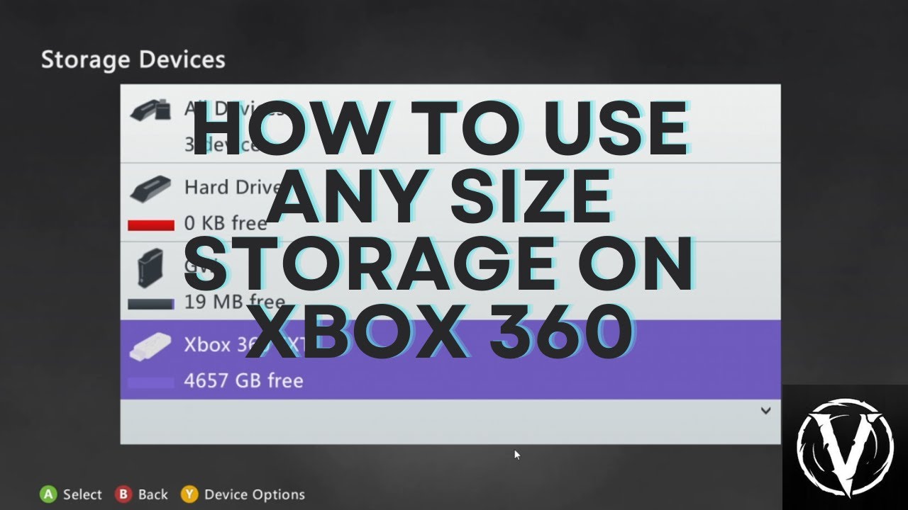How To Use a larger than 2TB Storage Device on Xbox 360 - YouTube