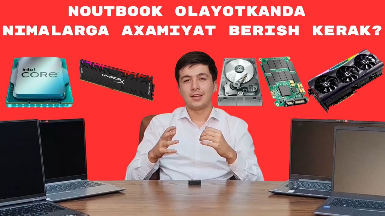 NOUTBOOK xarid qilayotkanda nimalarga etibor berish kerak? #rek # ...