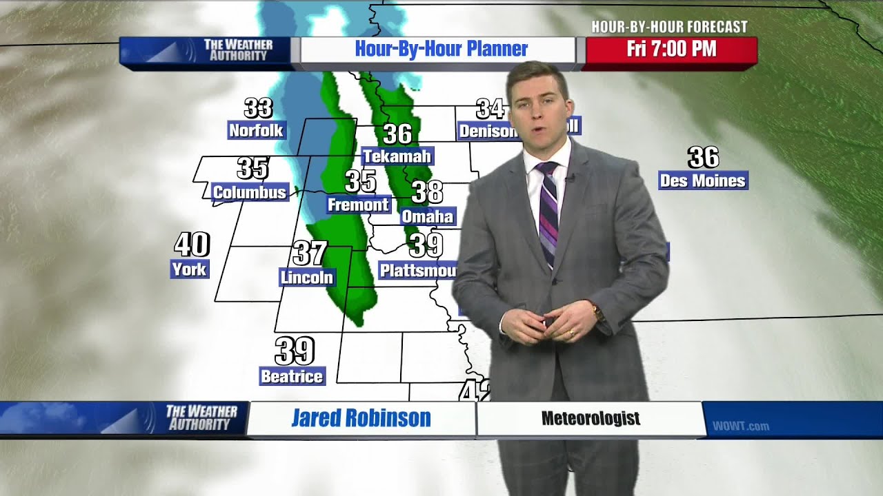 Jared Robinson's Hour by Hour Forecast to plan your day -- 5pm Update ...