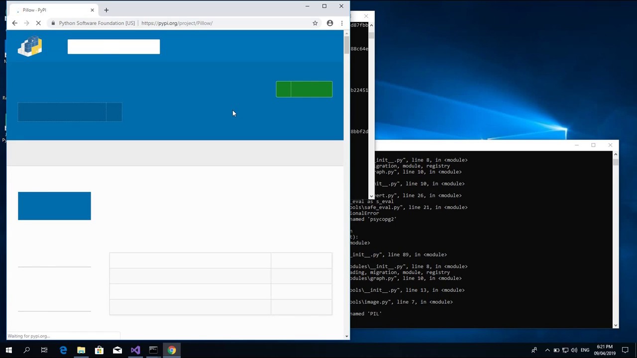 Odoo 120 For Developers Windows 10 10 Odoo Test Run And Install Other Requirements Youtube 1885