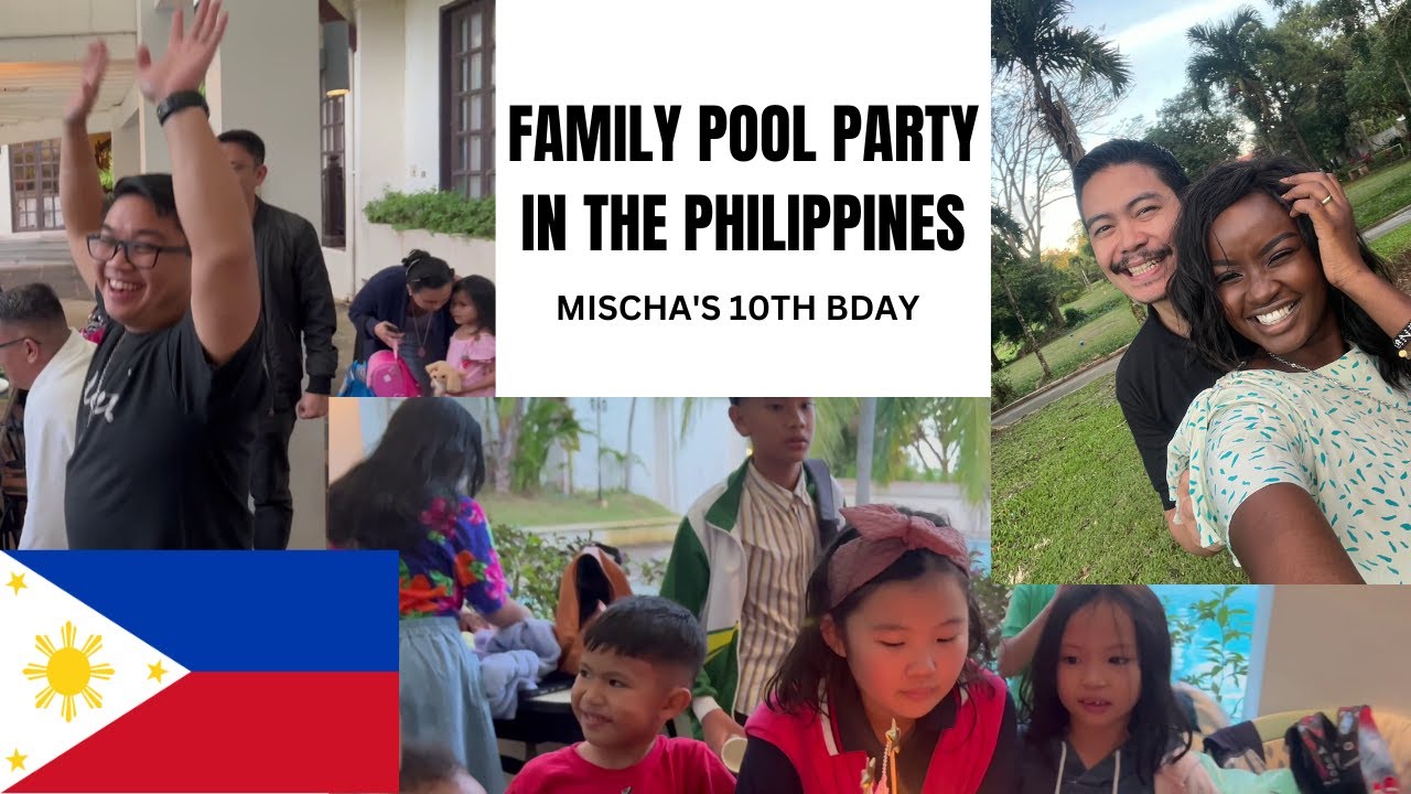 POOL PARTY WITH MY FILIPINO IN-LAWS | ROYALE TAGAYTAY FAMILY FUN DAY# ...