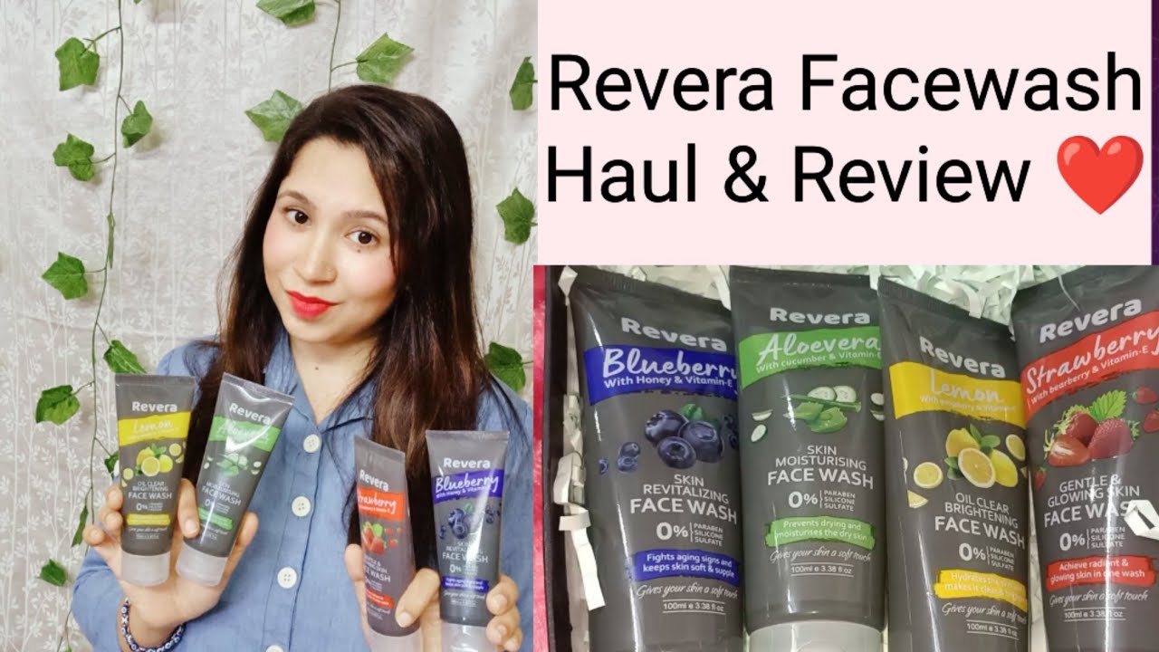 Revera Facewash Haul and Review | @ElegantCosmed Mixed Bag - YouTube