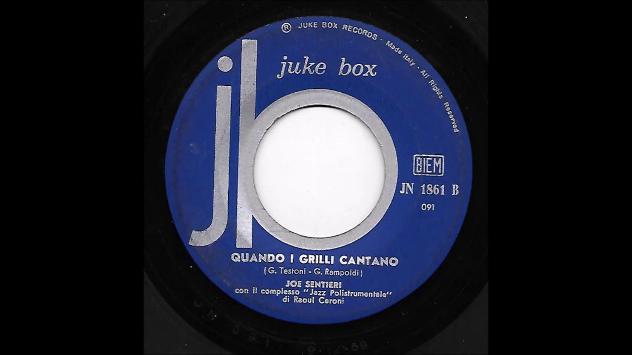 Joe Sentieri "Quando i grilli cantano" - YouTube