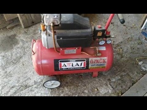 Attlas 50 Litre Hava Kompresörü (Attlas Zj2050c 50 Lt. Kompresör motor gücü: 2 Hp) inceliyorum ...