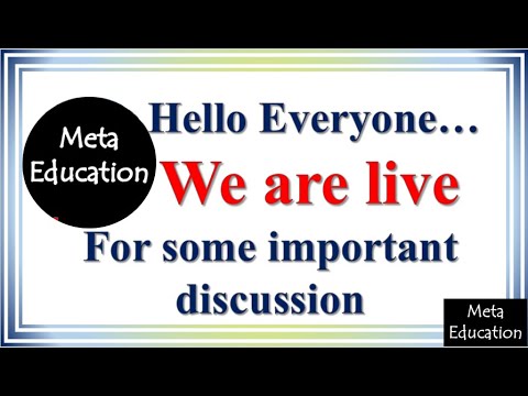 What we have discussed in yesterday's live ? - YouTube