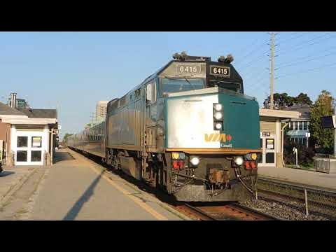 VIA 6415 at Brampton, September 9, 2022 - YouTube
