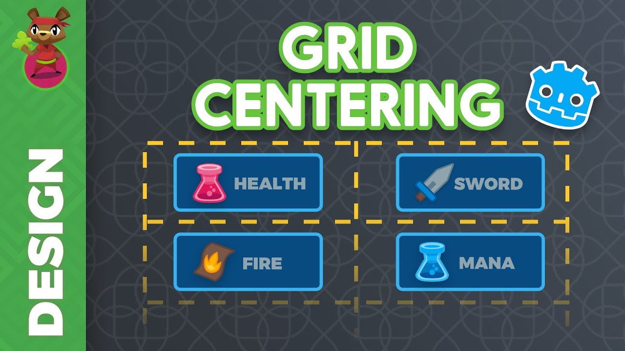Tips Align And Center Items In A Grid In Godot tutorial YouTube Tips Align And Center Items In A Grid In Godot tutorial YouTube