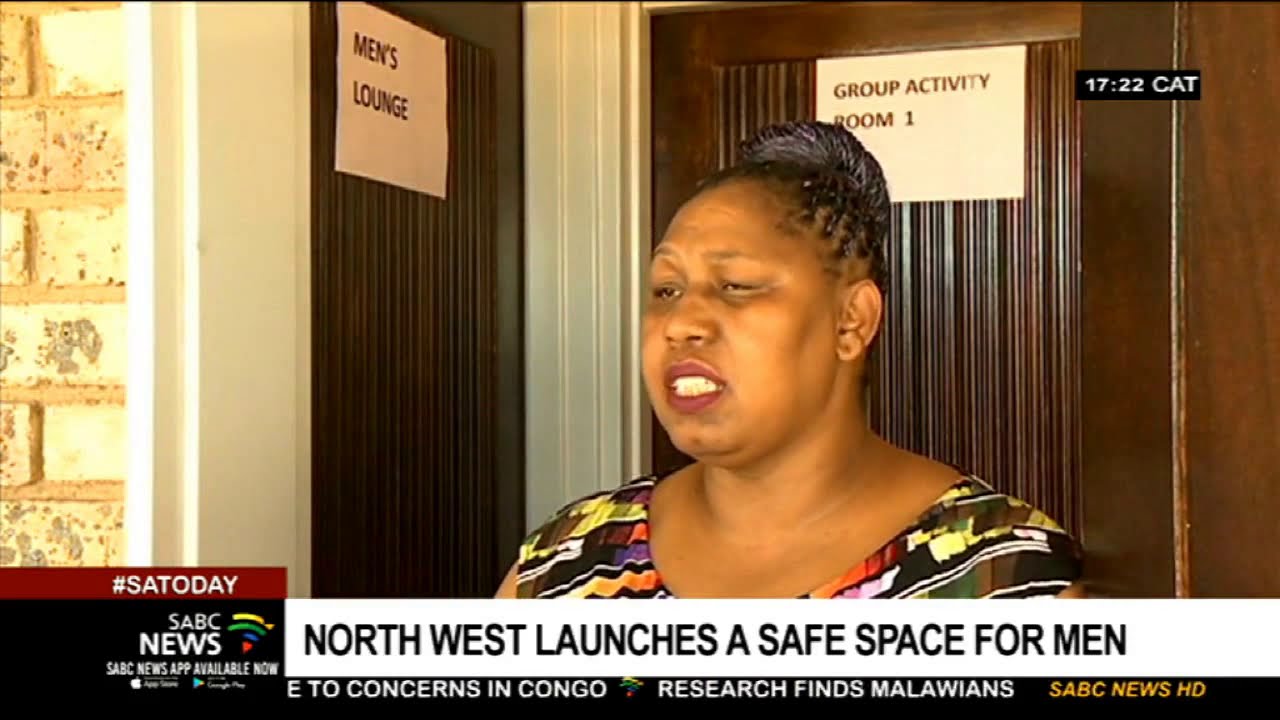 A safe space for men launched in the North West - YouTube