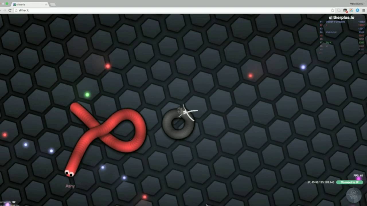 Slither.io circle trap Gameplay - YouTube