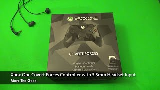 Xbox One Covert Forces Controller with 3.5mm Headset Input Hands On