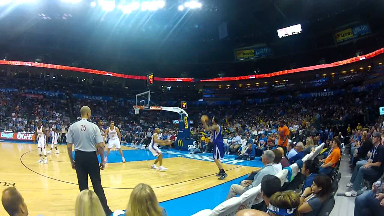 GoPro HD - OKC Thunder Mascot "Rumble The Bison" Cam - YouTube