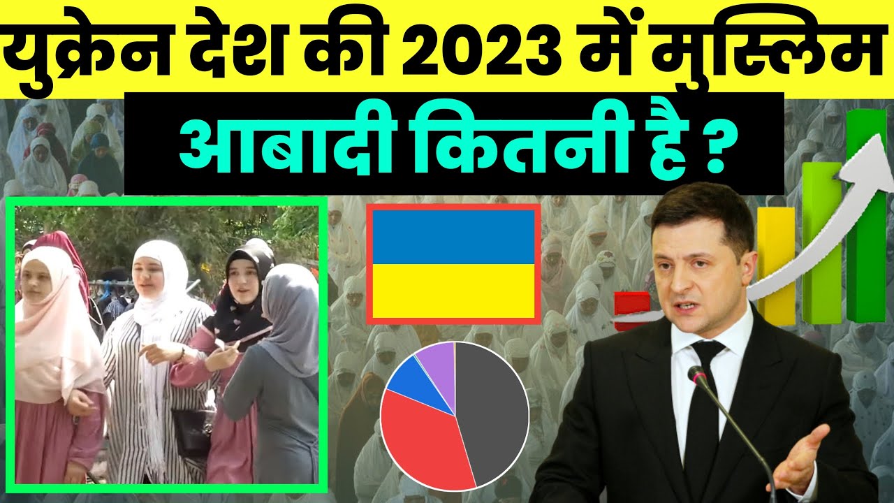 युक्रेन देश की 2023 में मुस्लिम आबादी कितनी है|| Muslim Population in ...