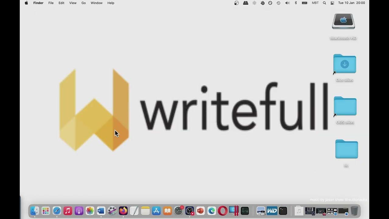 Writefull MAC OS add-in/add-on/plugin WORD - YouTube