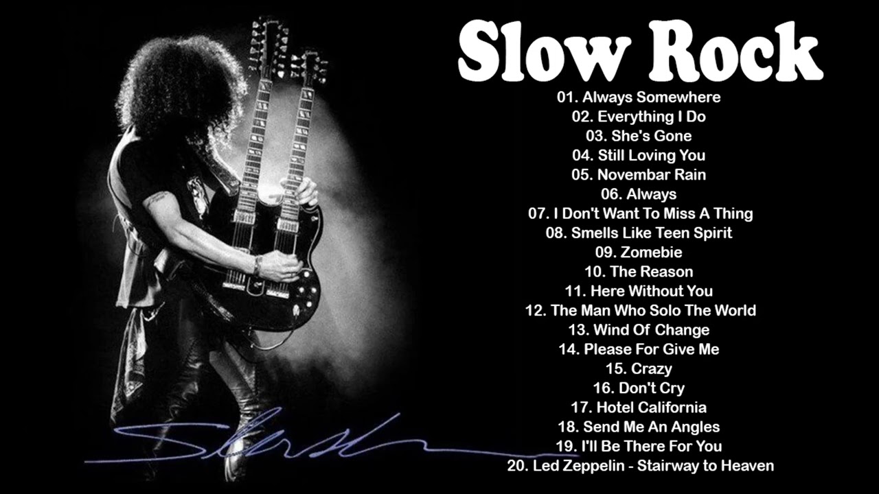 Mejores baladas de rock lento 80, 90 - Scorpions, Aerosmith, Bon Jovi ...