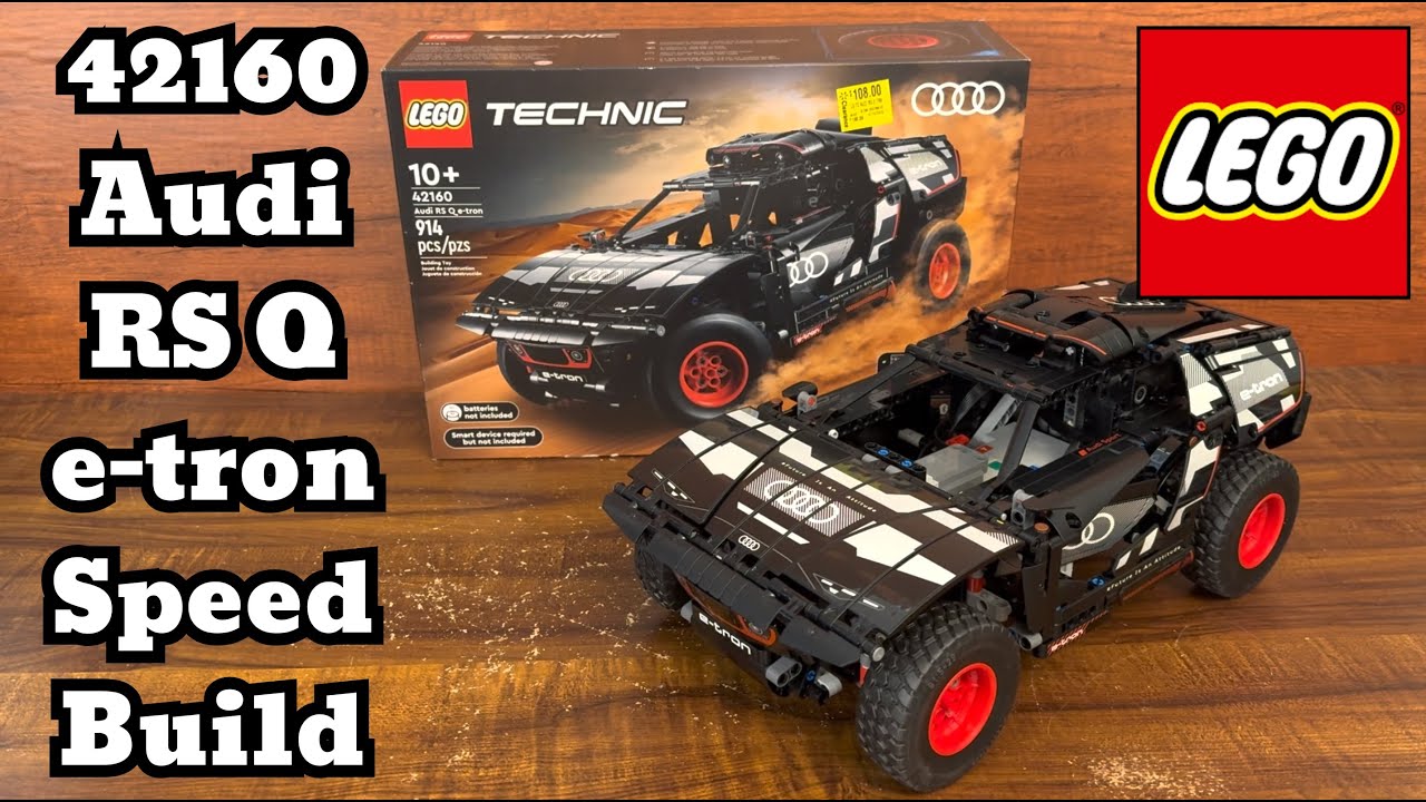LEGO Technic 42160 Audi RS Q e-tron Remote Control Time-lapse Speed ...