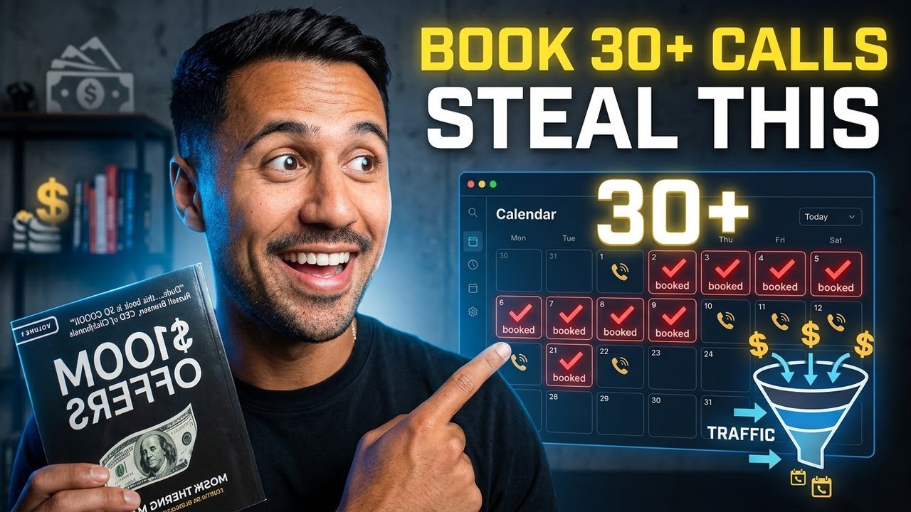 Book 30+ Calls For Your Agency (STEAL OUR FUNNEL) - YouTube