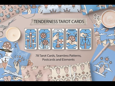 Tenderness Tarot cards collection, an Illustration by illustrator_natalie