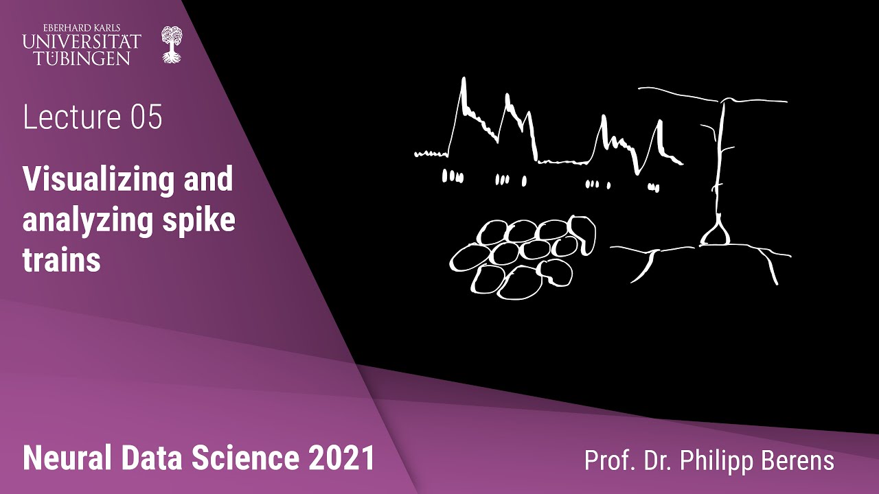 Neural Data Science — Lecture 5 — Analyzing spike trains - YouTube