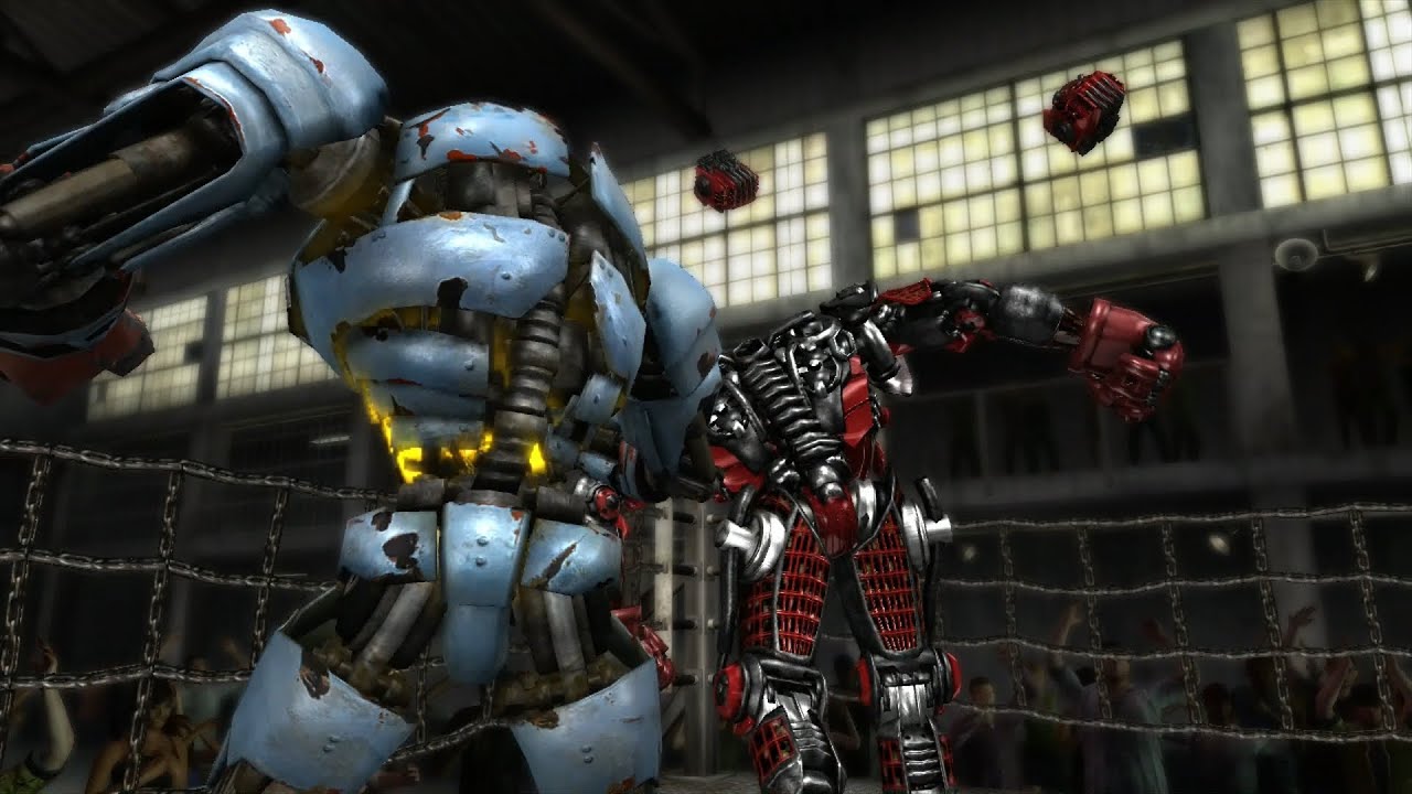 REAL STEEL THE VIDEO GAME [XBOX360/PS3] - AMBUSH vs TWIN CITIES - YouTube