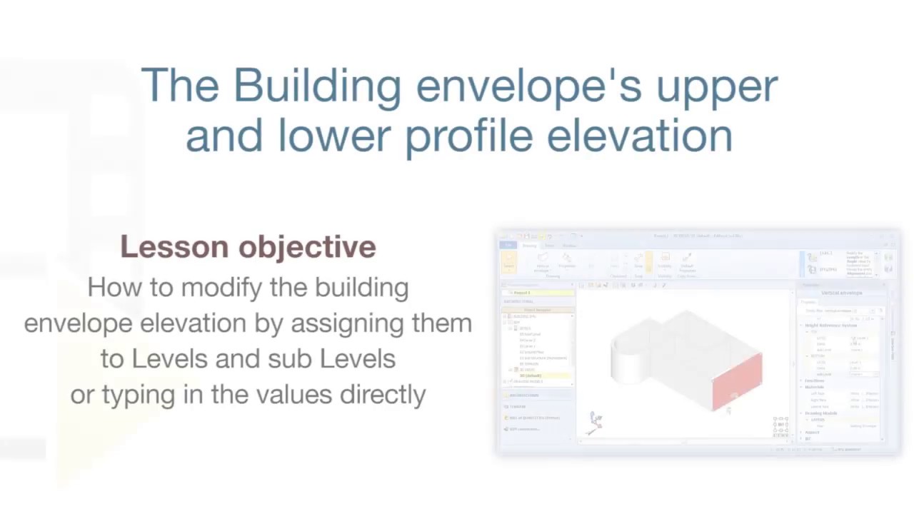Edificius Tutorial - Building envelope upper and lower profile elevation - ACCA software - YouTube