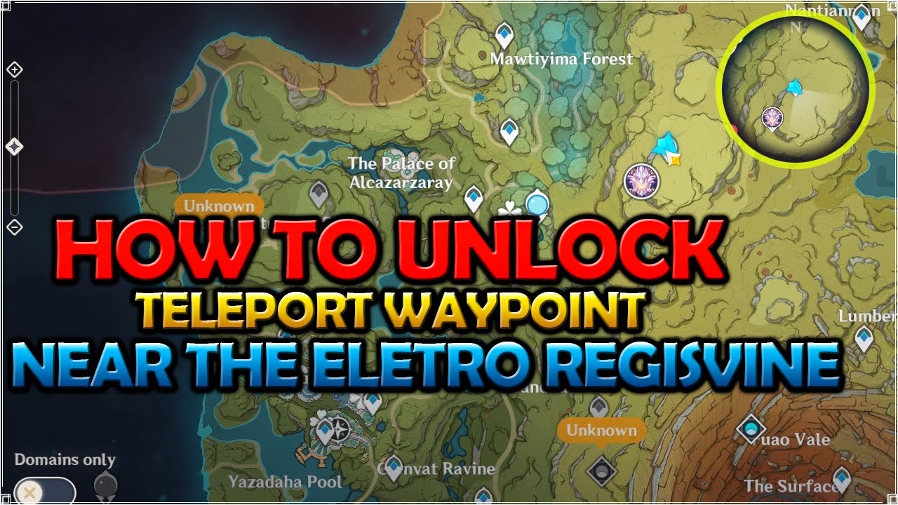How To Unlock Teleport Waypoint Near The Electro Regisvine - YouTube