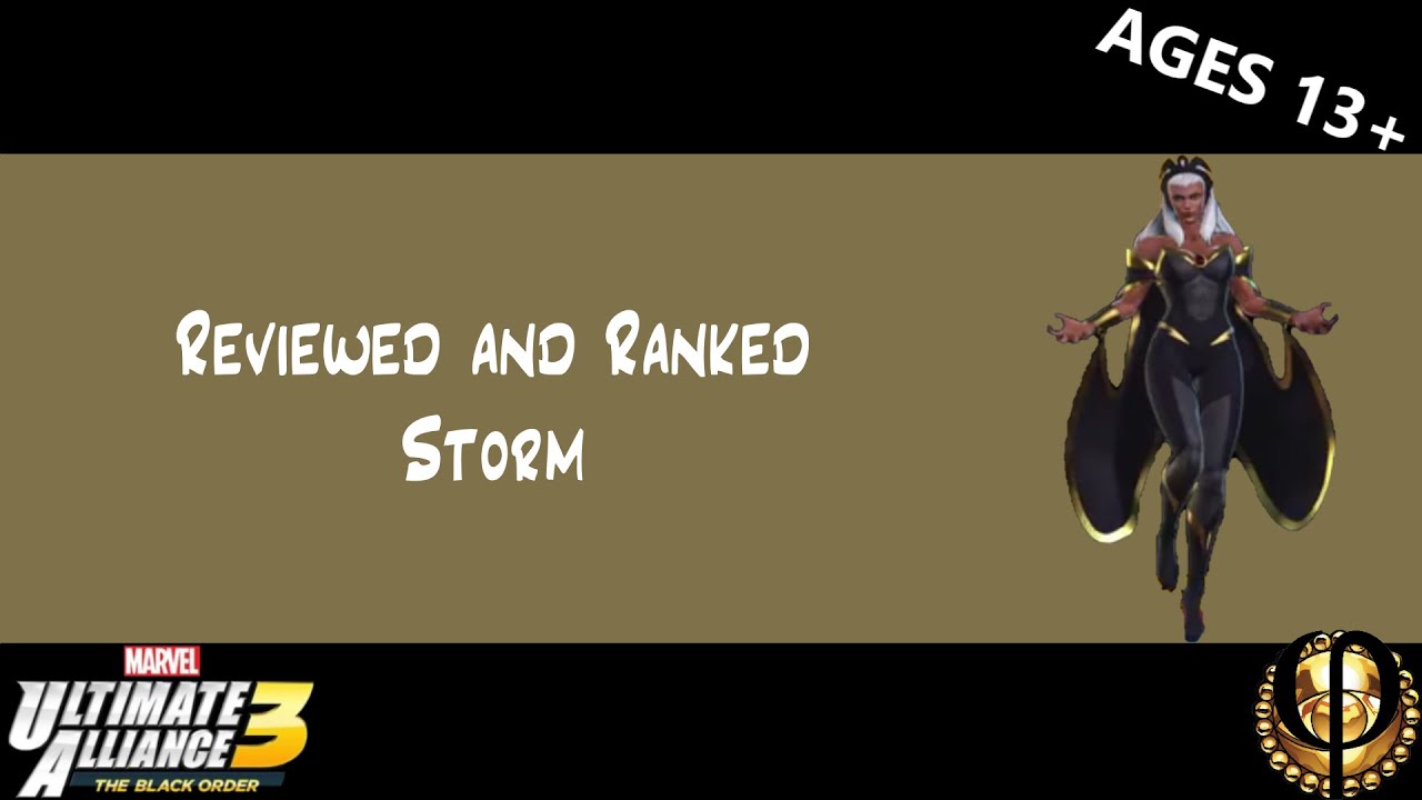 Reviewed and Ranked: Storm - Ultimate Alliance 3 - YouTube