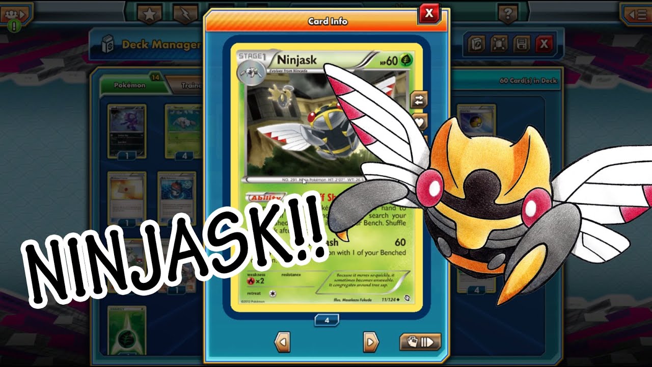 Ninjask! Pokemon Trading Card Game Online (Expanded) - YouTube
