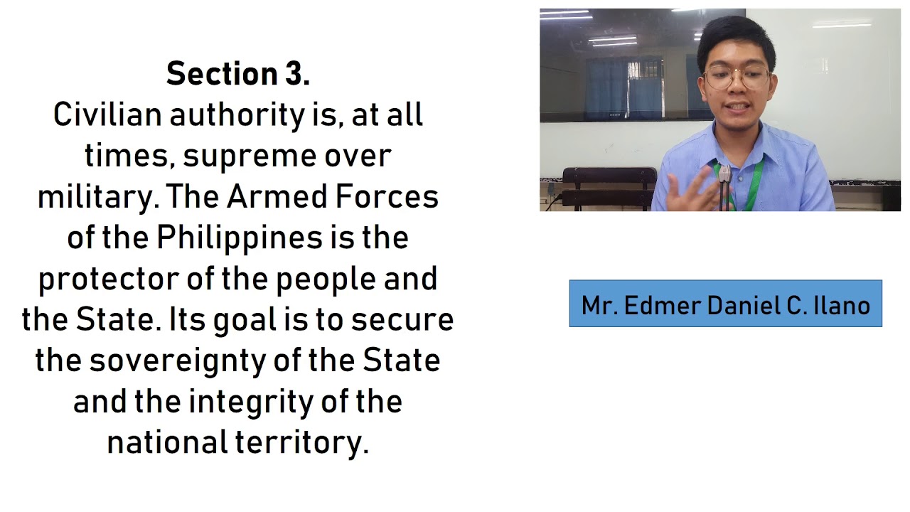 Article II Declaration of Principles and State Policies - YouTube