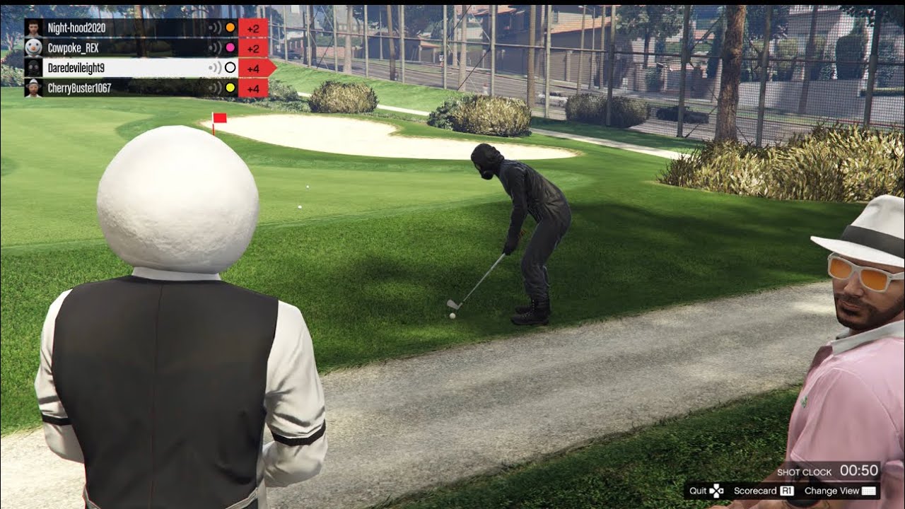 Moments that prove gta golf is the best game out - YouTube