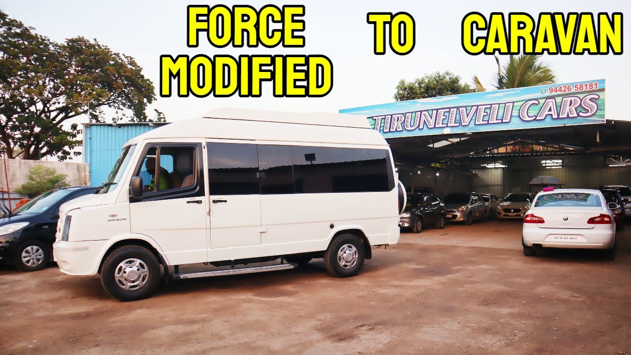 FORCE CAR Modified to CARAVAN | கேரவன் சுத்தி பாக்கலாம் வாங்க | # ...