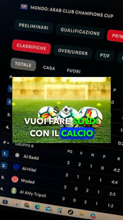 Come fare soldi con il Calcio, grazie a questa informazione. #calcio #schedina #pronostico - YouTube