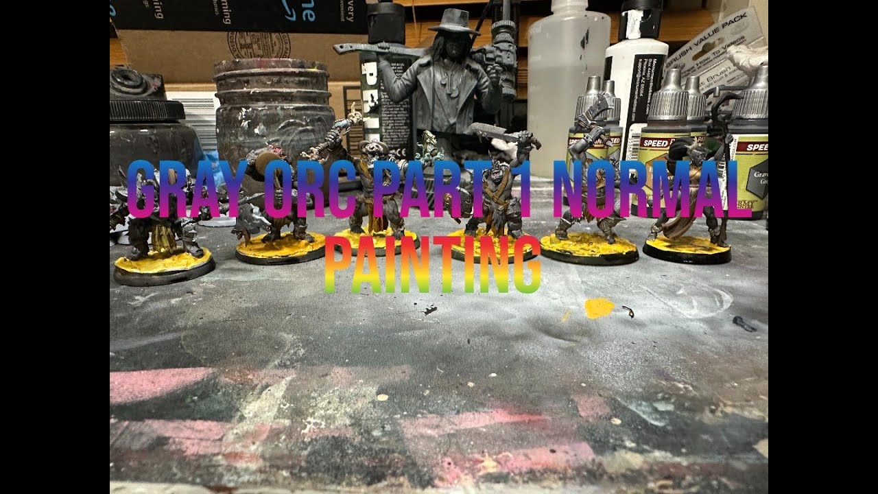Gray Orc part 1 Normal Painting - YouTube