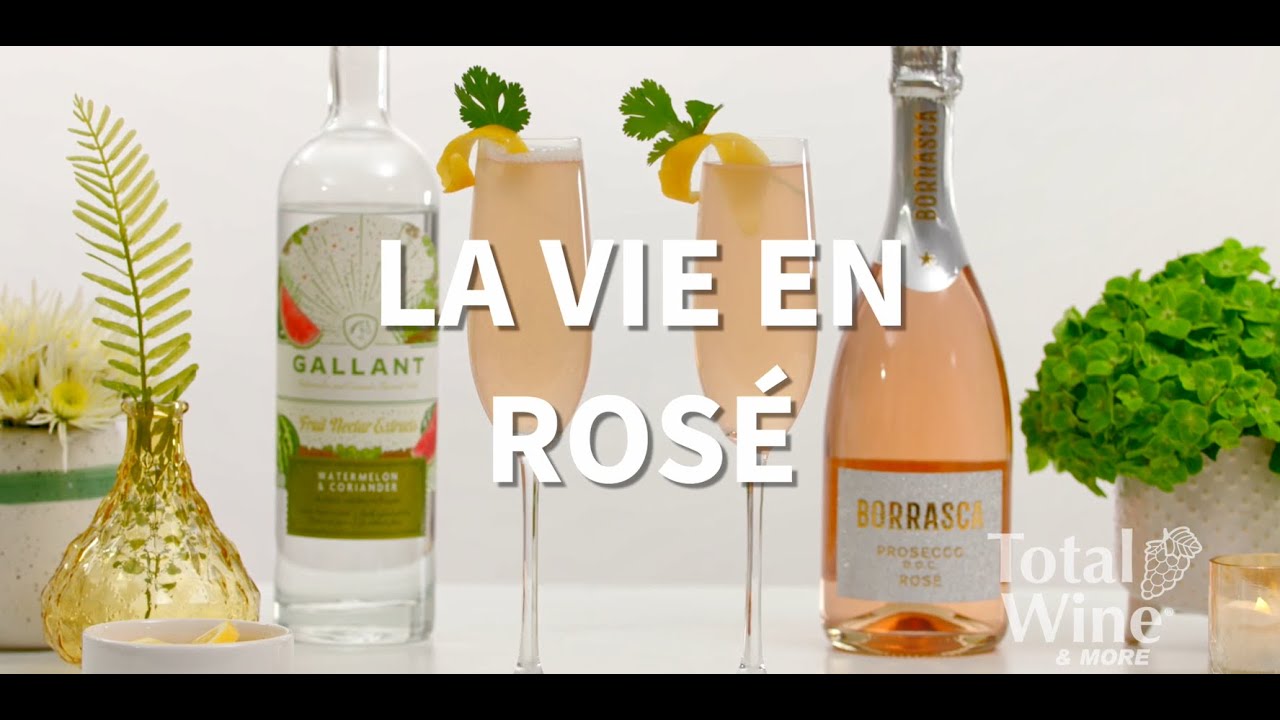 La Vie en Rosé Cocktail Recipe - YouTube