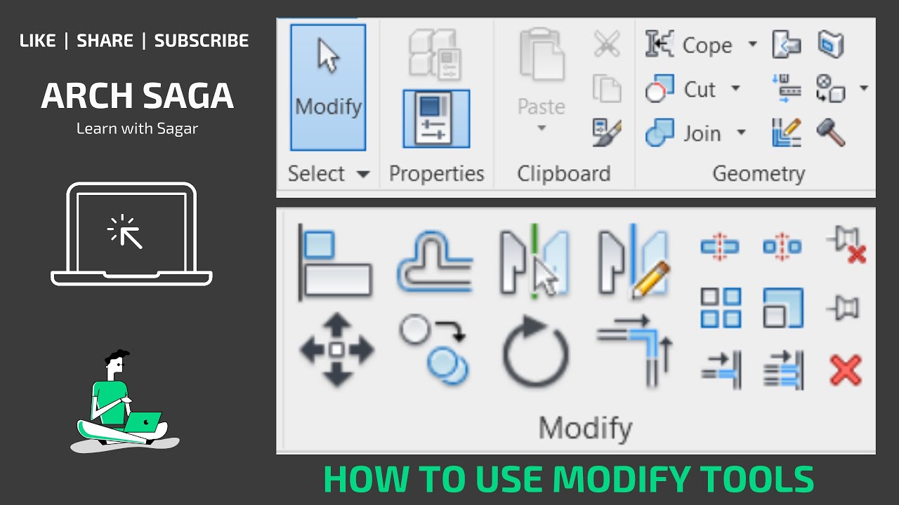 What Are Modify Tools And How To Use It Revit Tutorial In English what-are-modify-tools-and-how-to-use-it-revit-tutorial-in-english