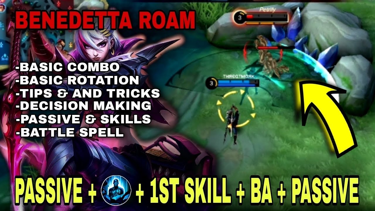 BENEDETTA ROAM DIRE HIT TUTORIAL | BASIC COMBO | BASIC ROTATION AND ...