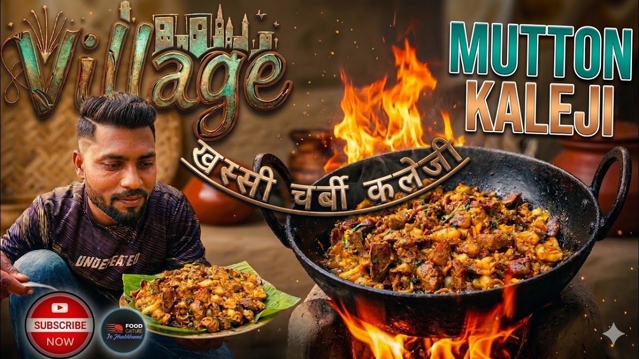 Village Style Mutton Kaleji Charbi | देसी चूल्हा रेसिपी - YouTube