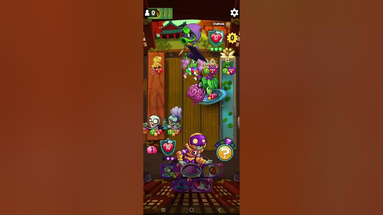 Pvz heroes- green shadow vs rustbolt - YouTube