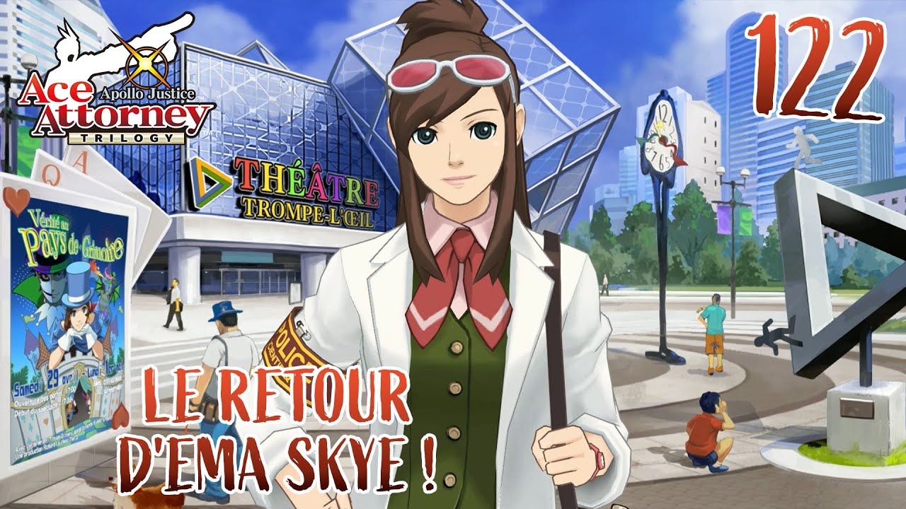 Le retour d'Ema Skye ! [Apollo Justice Ace Attorney Trilogy] #122 - YouTube