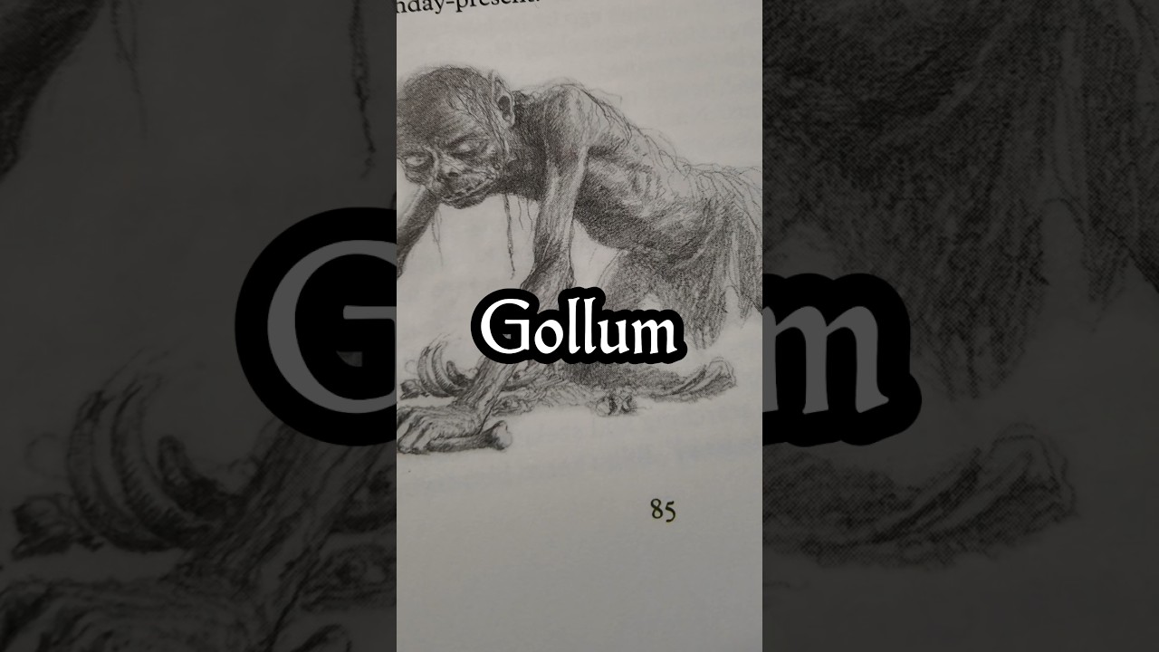 Gollum Desenhando Tolkien