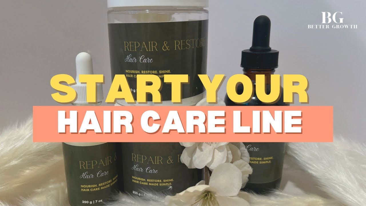 Start Your Hair Care Line With 4 Products | Label Tutorial Included ...