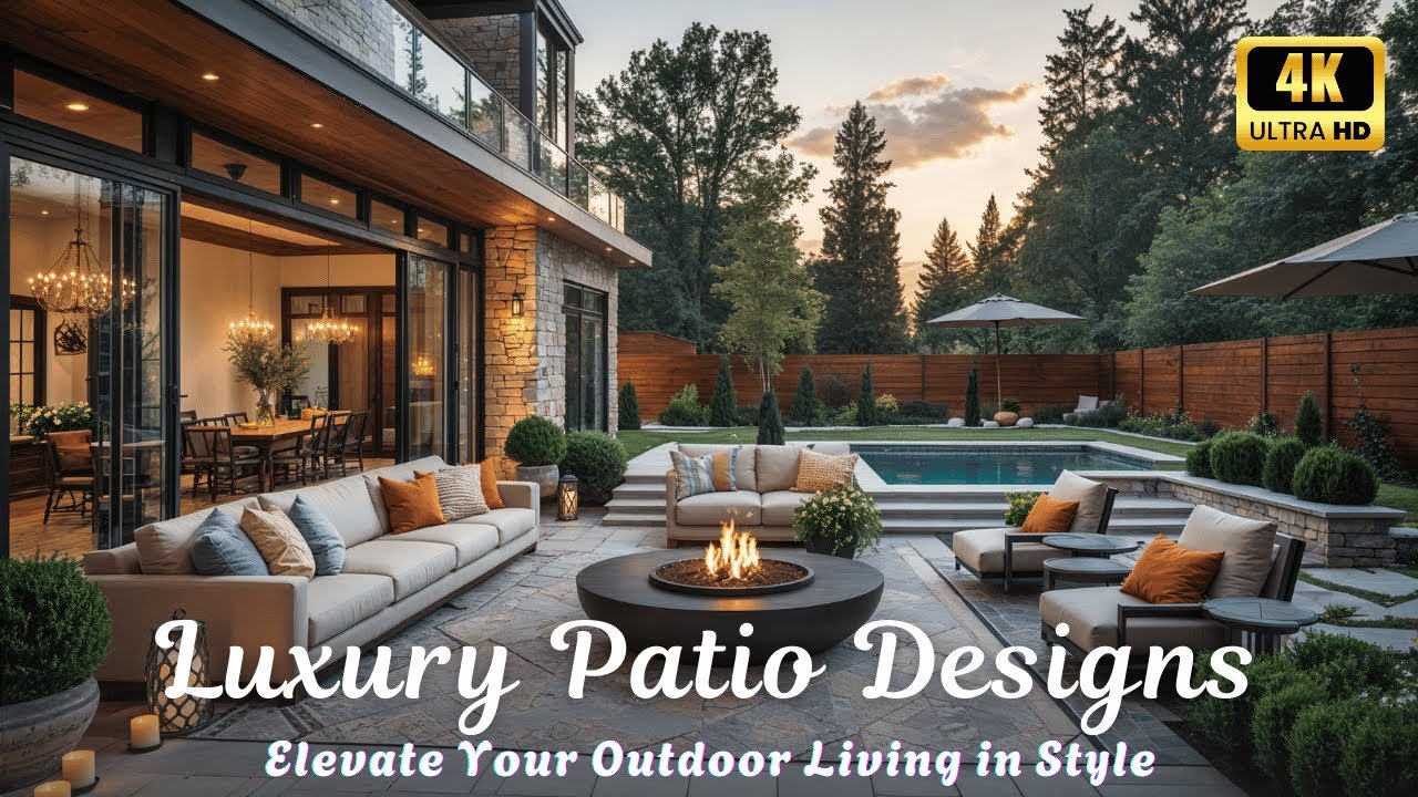 Luxury Patio Design Ideas to Elevate Your Outdoor Living in Style - YouTube
