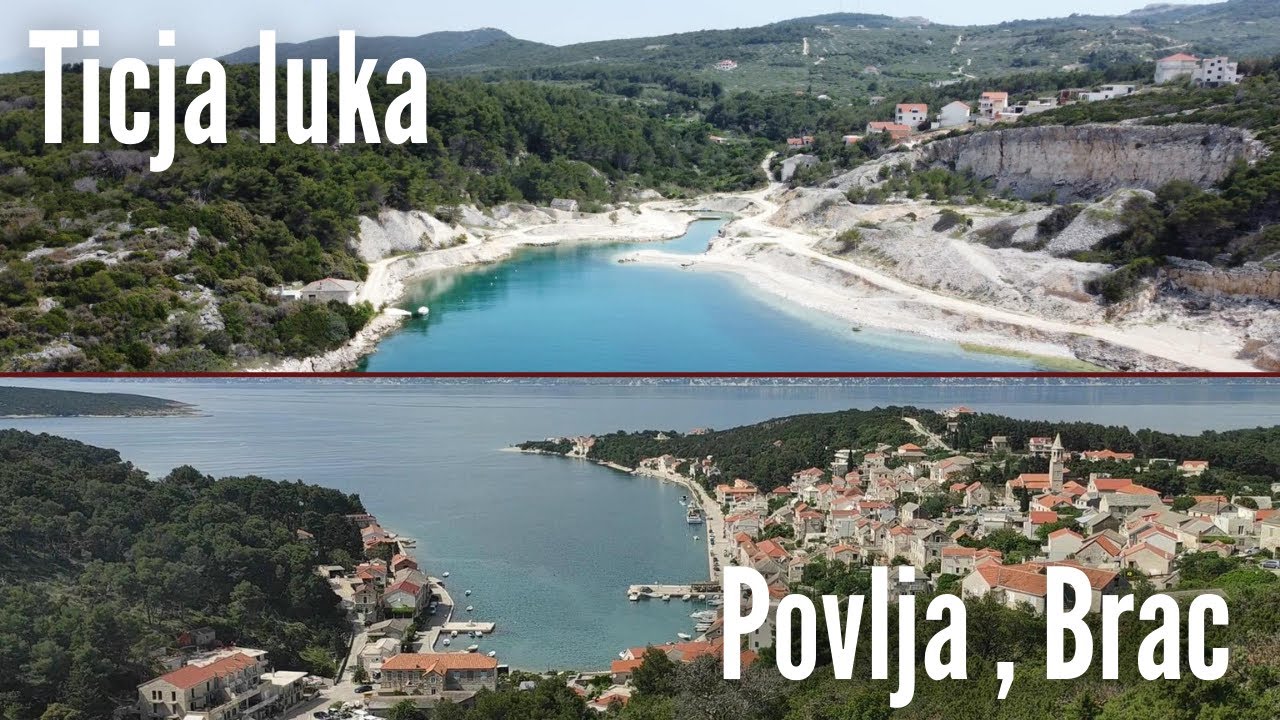 Plaza Ticja luka - Povlja 🏝 Brac Island - YouTube