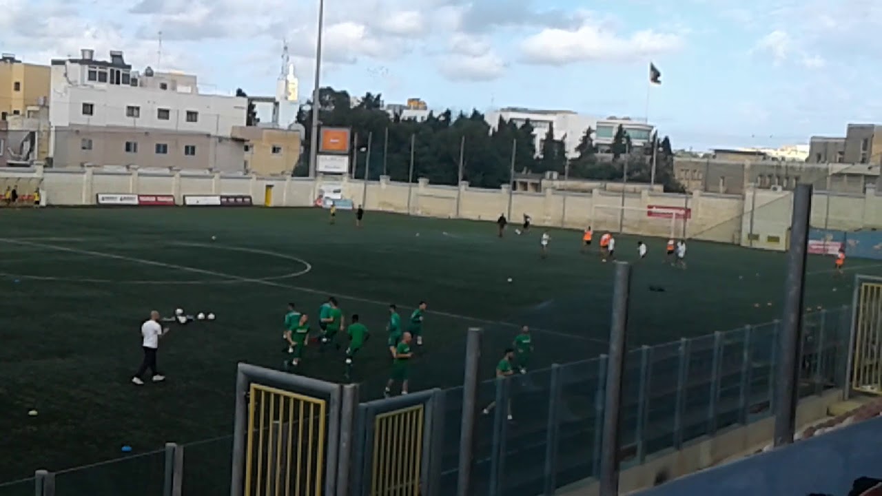 BOV Second Division Zabbar St Patrick's FC Vs Kalkara FC warming up ...