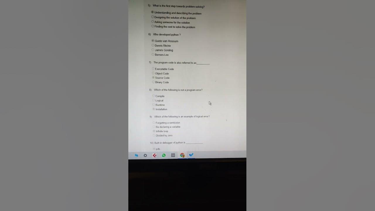 Programming in Python - Week 1 assessment (Swayam) - YouTube