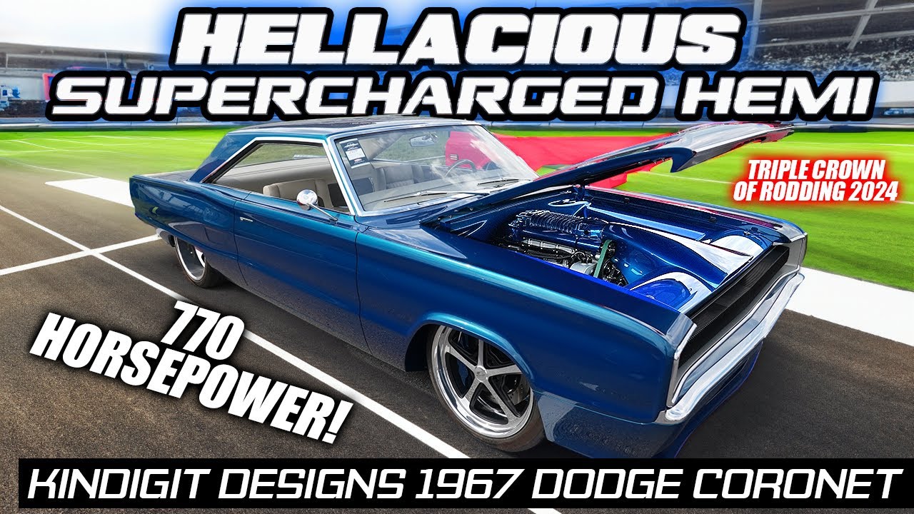 KINDIGIT DESIGNS SUPERCHARGED '67 DODGE CORONET "Hellacious" - Triple ...