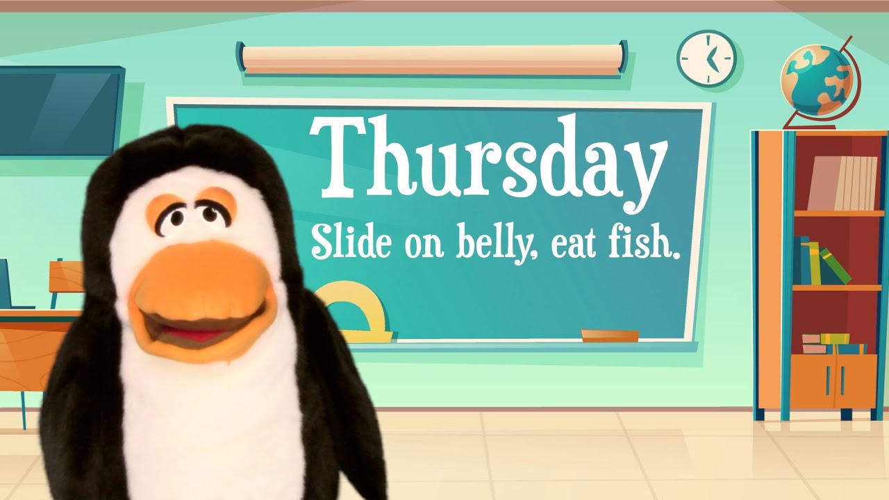 Thursday Good Morning Song for children - preschool, kindergarten ...