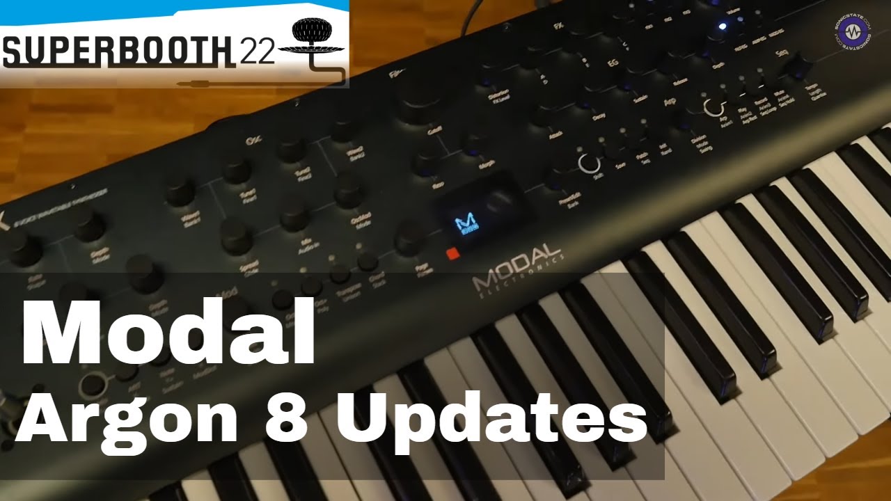 Superbooth 22: Modal - Argon 8 Updates - YouTube